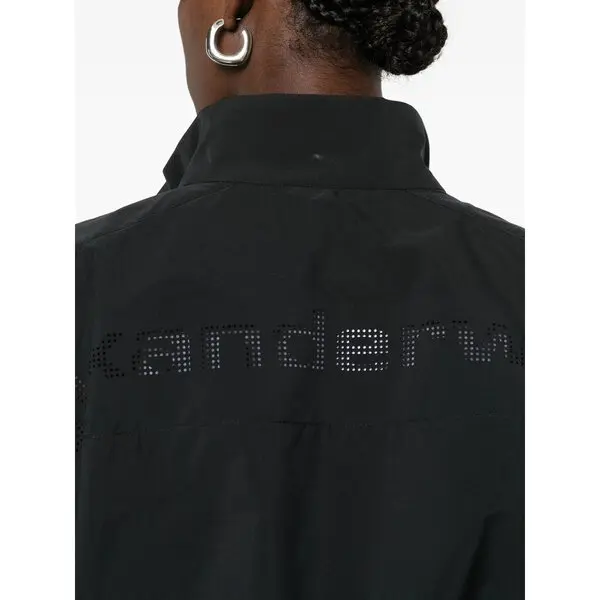 Alexander Wang Zip-up Jacket With Stand Collar - Black