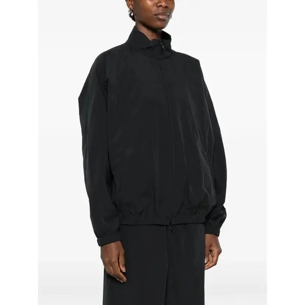 Alexander Wang Zip-up Jacket With Stand Collar - Black