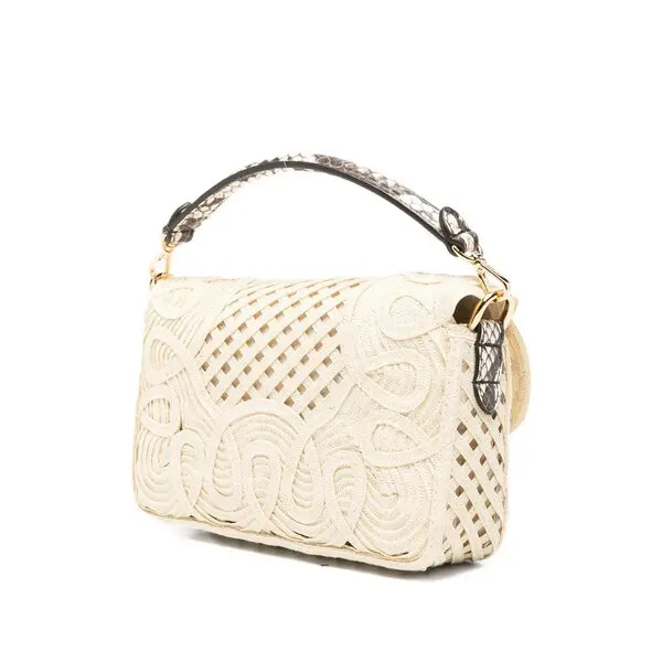 Fendi Raffia Baguette Bag