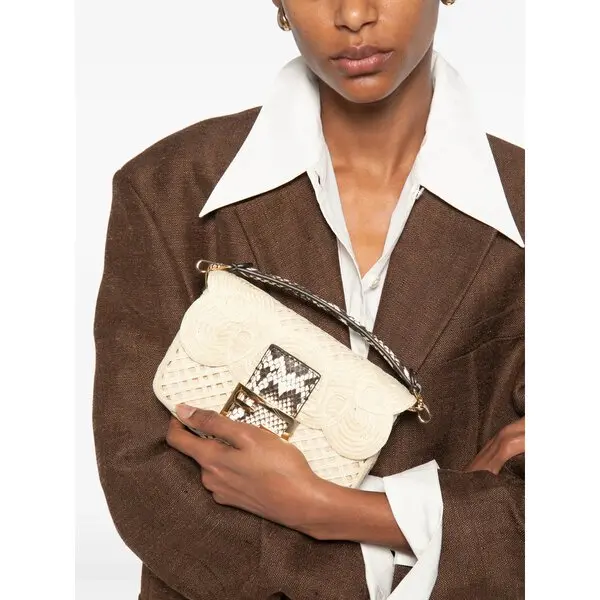 Fendi Raffia Baguette Bag