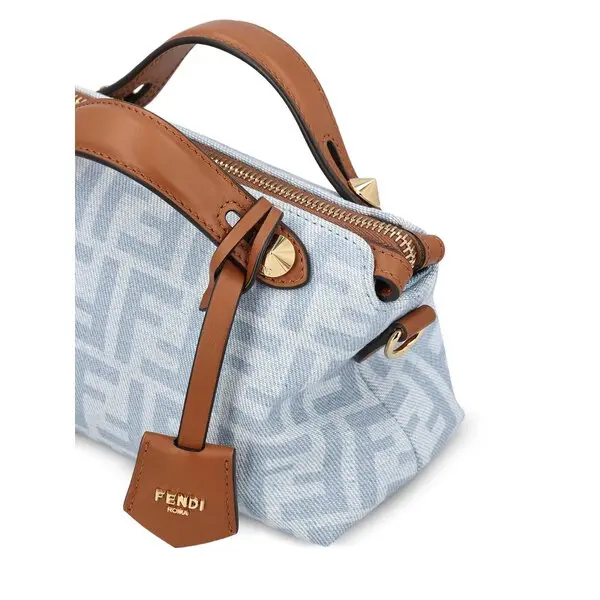 Fendi Ff Jacquard Mini Bag - Blue