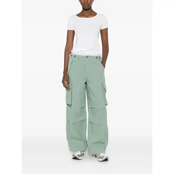 Alexander Wang Palazzo Pants With Layered Waistband