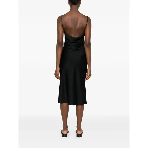Stella McCartney Asymmetric Cowl-neck Spaghetti Strap Dress