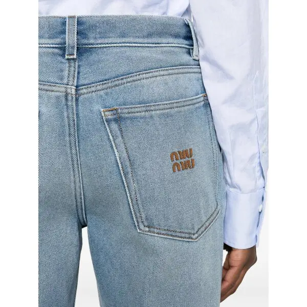 Miu Miu Gwp598 S Ooo 192w Denim Jeans