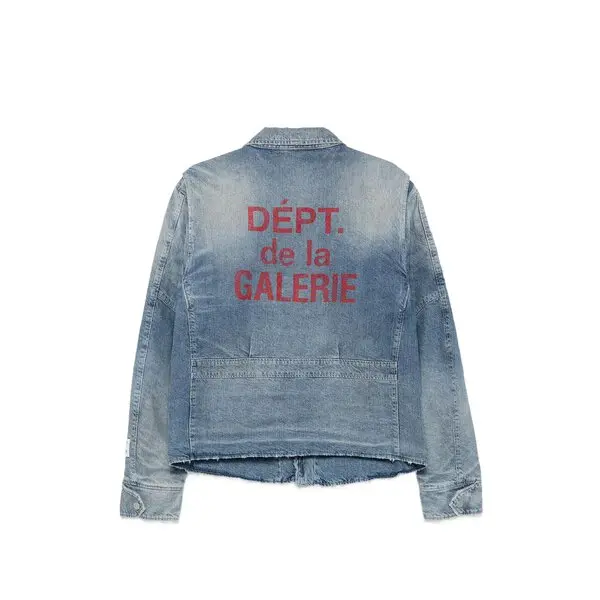 GALLERY DEPT. Denim Jacket With Distressed Finish