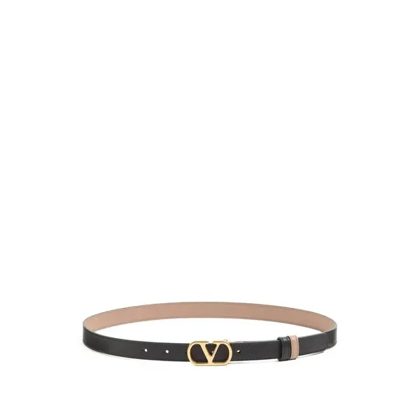 Valentino Garavani Vlogo Signature Belt - Black