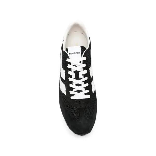 TOM FORD Lace-up Low Top Trainers - Black