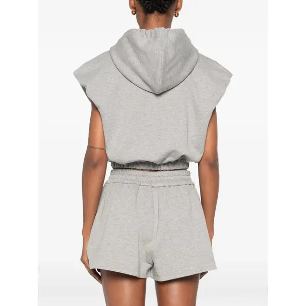 Fendi Sleeveless Cropped Hoodie - Multicolor