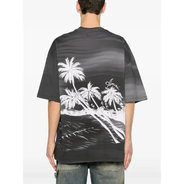 Amiri Grey T-shirts & Vests T-shirts - Gray