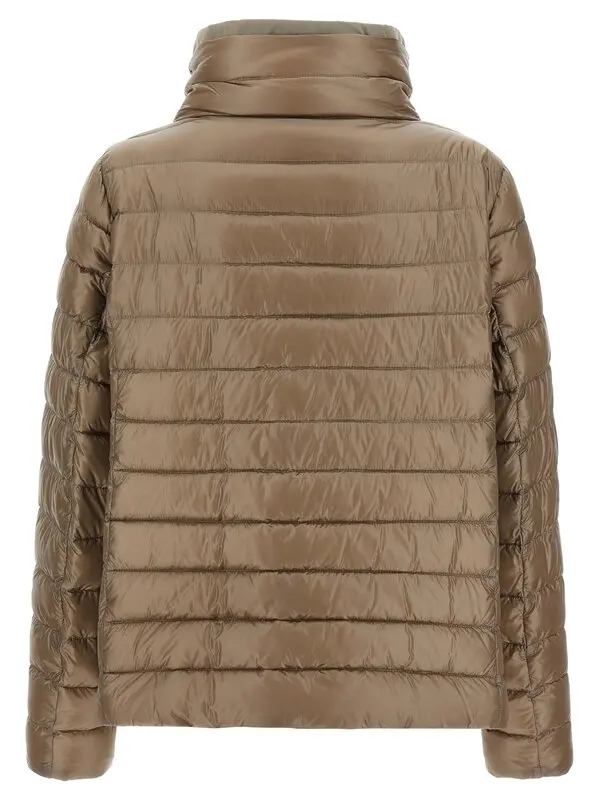 Herno Reversible Quilted Down Jacket With High Neck