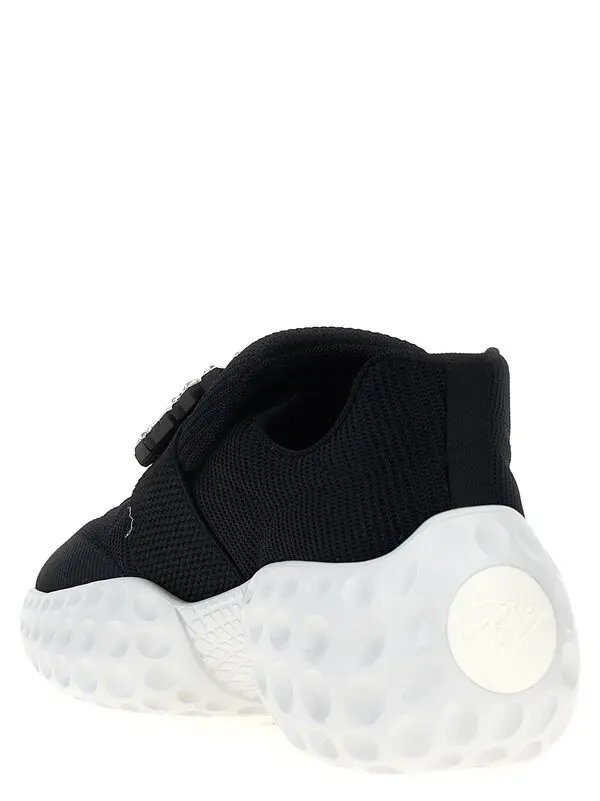 ROGER VIVIER Viv' Run Light Sneakers With Crystal Buckle - Multicolor