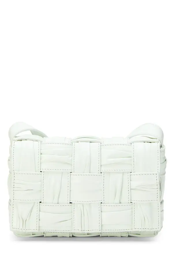 Bottega Veneta Maxi Intrecciato Plisse Cassette Bag - Green