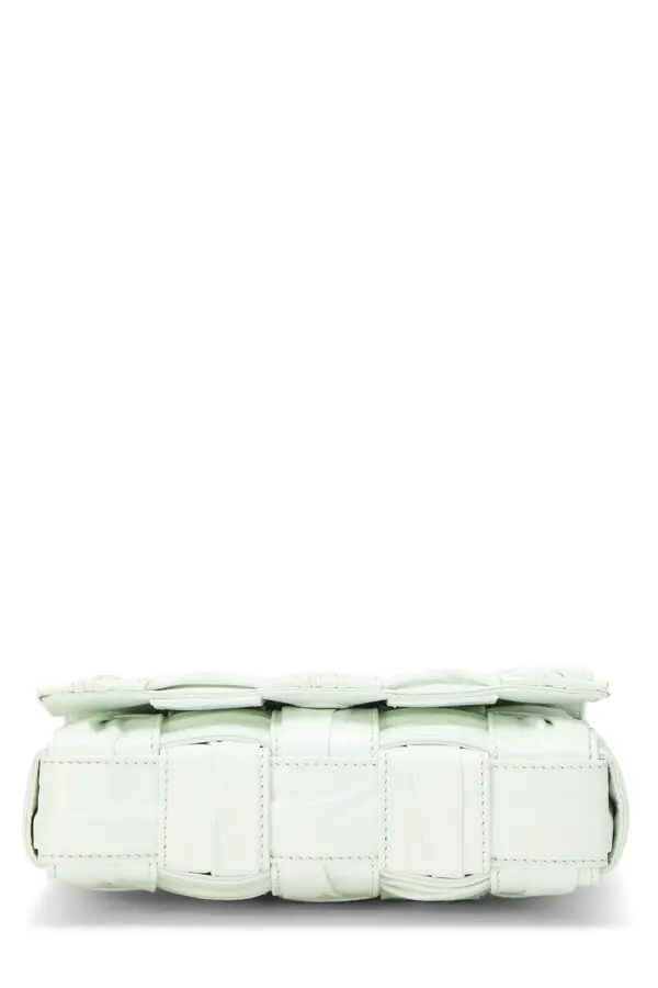 Bottega Veneta Maxi Intrecciato Plisse Cassette Bag - Green