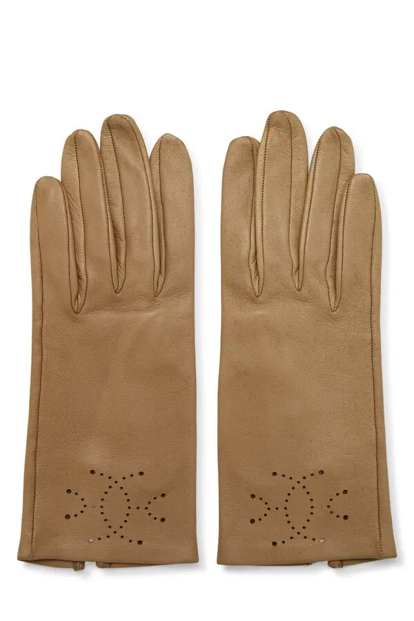 Hermès Leather Gloves - Brown