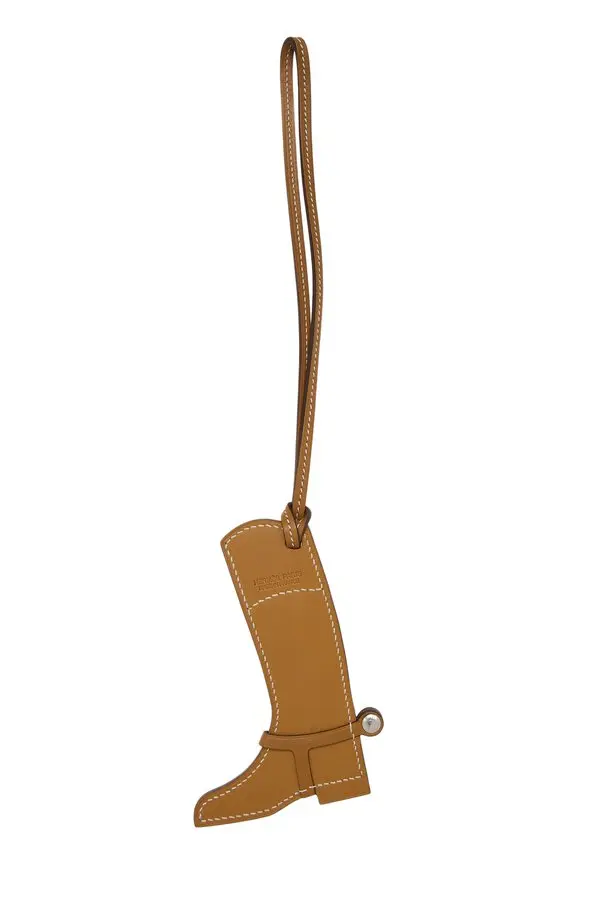 Hermès Riding Boot Bag Charm In Swift Leather