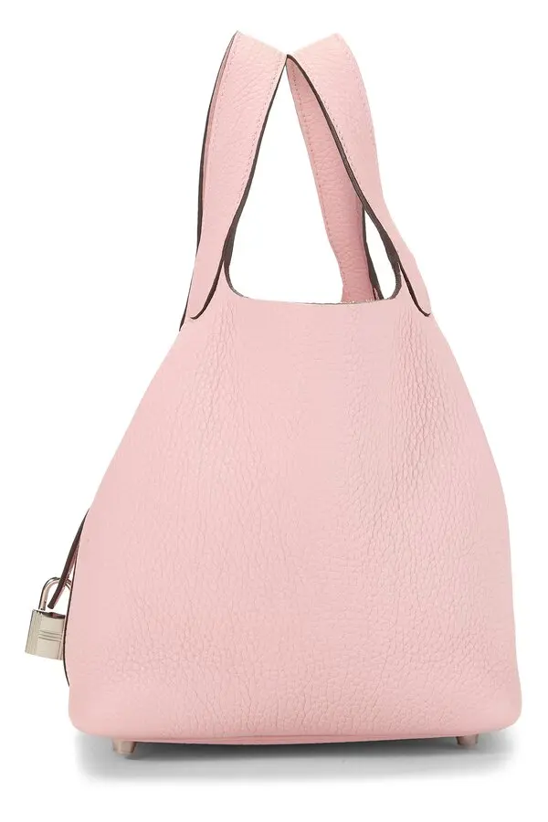 Hermès Clemence Picotin Lock 18 - Pink