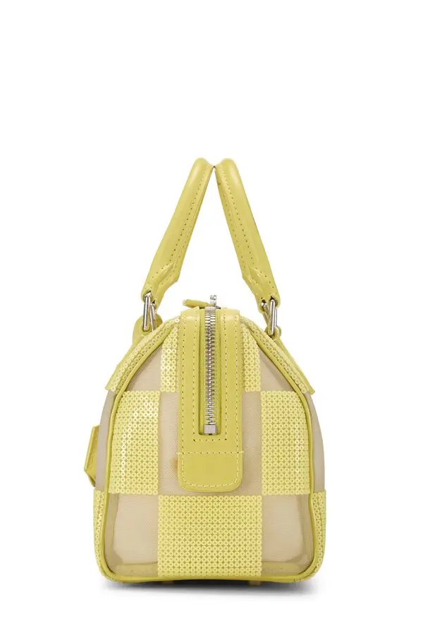 LOUIS VUITTON Damier Optic Mesh Speedy Cube Bag