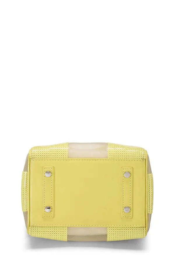 LOUIS VUITTON Damier Optic Mesh Speedy Cube Bag