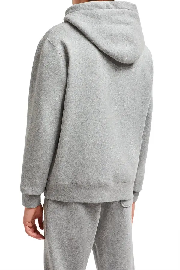 Moncler Logo Patch Zip-up Drawstring Hoodie