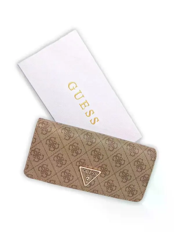 Guess Laurel Monogram-print Logo-plaque Wallet