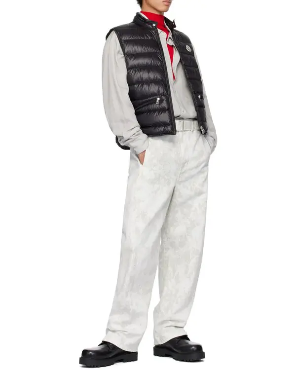 Moncler Gui Packable Zip-up Padded Gilet - Black