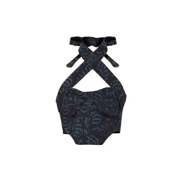 GUILLAUME ALEXANDRE Grace Corset - Blue