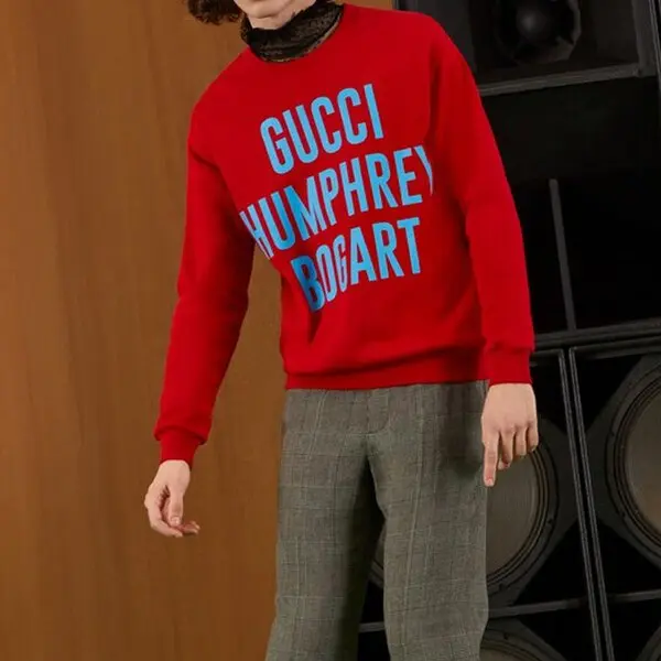 Gucci Humphrey Bogart' Print Sweatshirt
