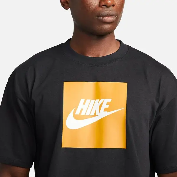 Nike High Box Logo Tee 'black Orange