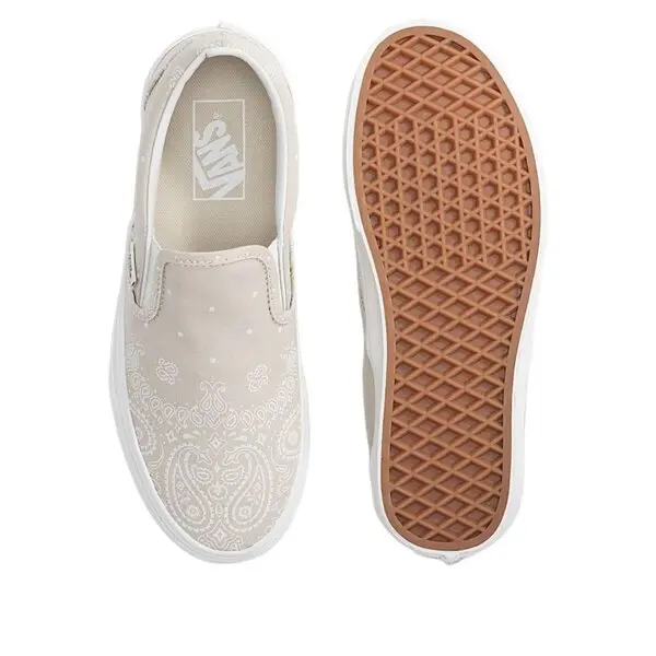 VANS Classic Slip-on - Oatmeal Beige/white