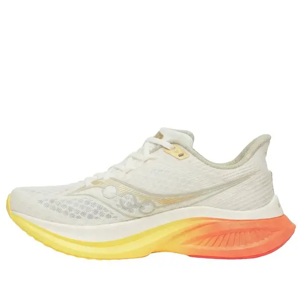 Saucony Endorphin Speed 5 Wide Athletic Shoes - Ivory/fire