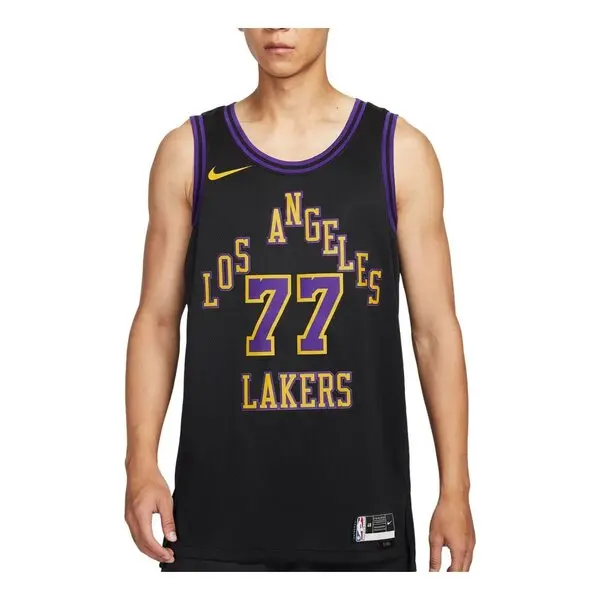Nike Luka Doncic 2023/24 Los Angeles Lakers City Edition Swingman Jersey - Black