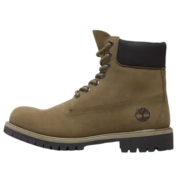 Timberland 6 Inch Premium Waterproof Boot - Olive/black