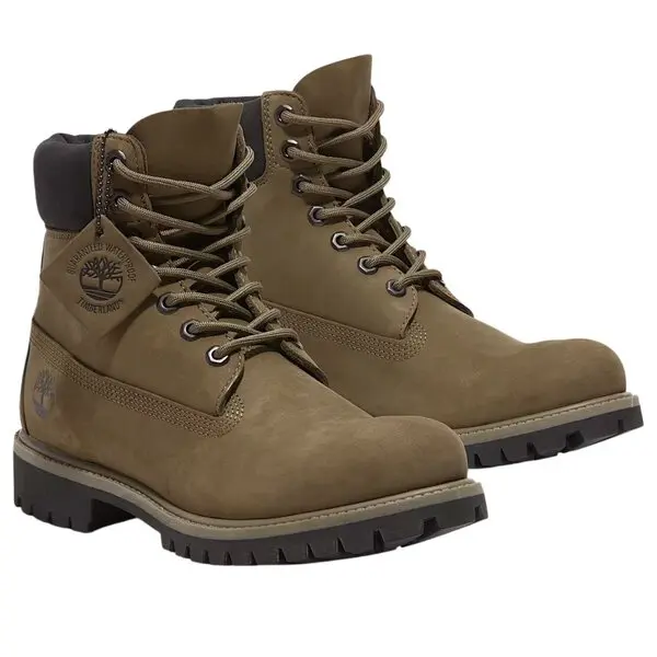 Timberland 6 Inch Premium Waterproof Boot - Olive/black