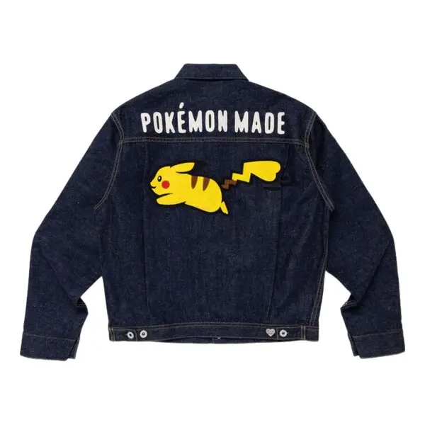 HUMAN MADE X Pokemon Made Denim Jacket - Indigo