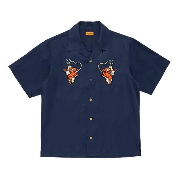 HUMAN MADE X Pokemon Made Aloha Shirt - Navy