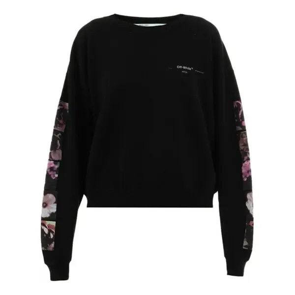 Off-White Loose Flowers Printing - Black