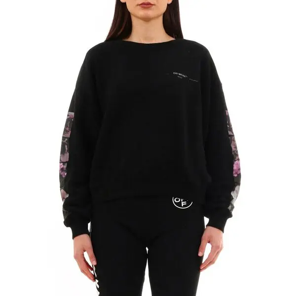 Off-White Loose Flowers Printing