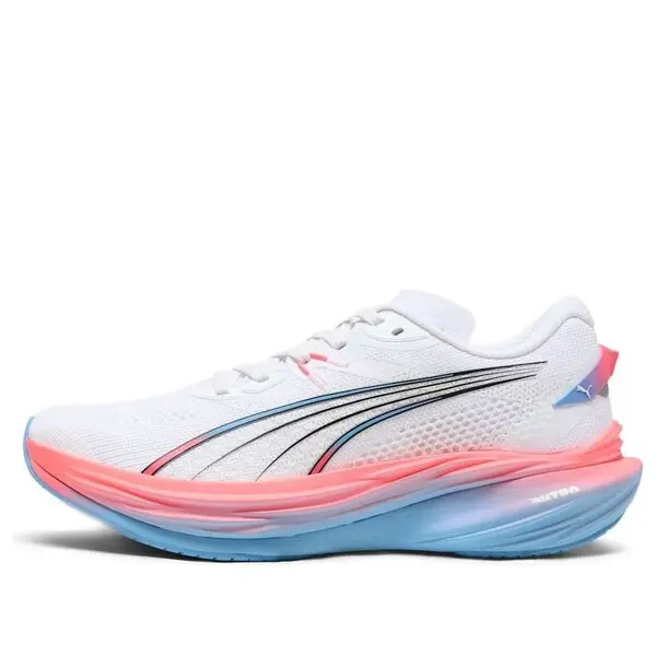 PUMA Deviate Nitro 3 Running Shoes - White/team Light Blue/silver