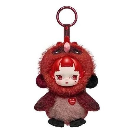 POP MART Dear Birds Series Plush Pendent 'a Dawn Duet - Multi-color
