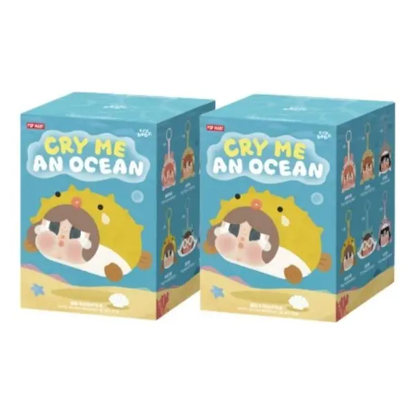 POP MART Crybaby Cry Me An Ocean Series Vinyl Plush Pendant Sealed Case - Multi-color