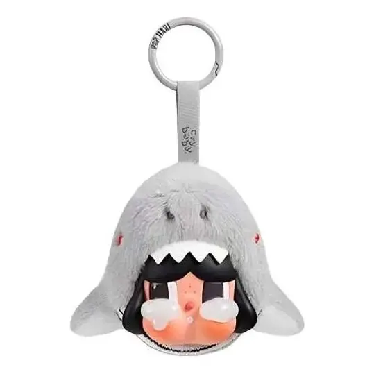 POP MART Crybaby Cry Me An Ocean Series Vinyl Plush Pendant 'the Shark - Multi-color