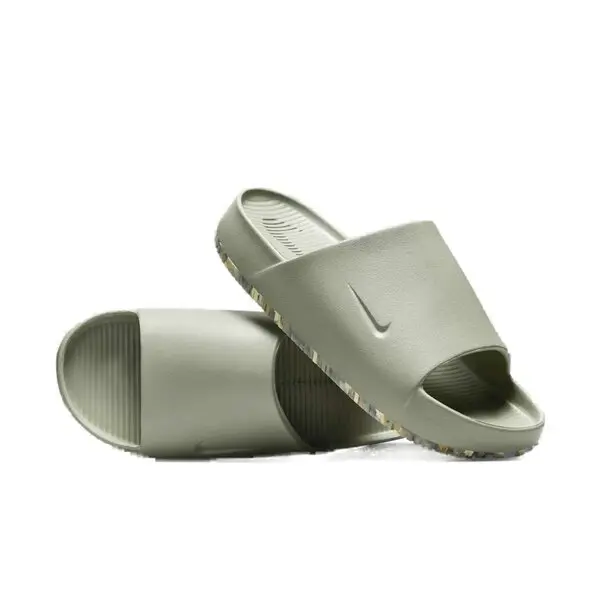 Nike Calm Slides - Light Army/light Khaki/college Grey