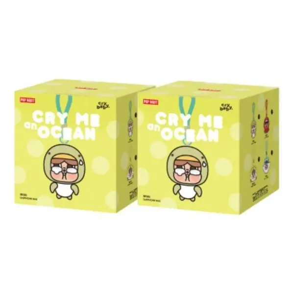 POP MART Crybaby Cry Me An Ocean Series Earphone Bag Sealed Case - Multi-color