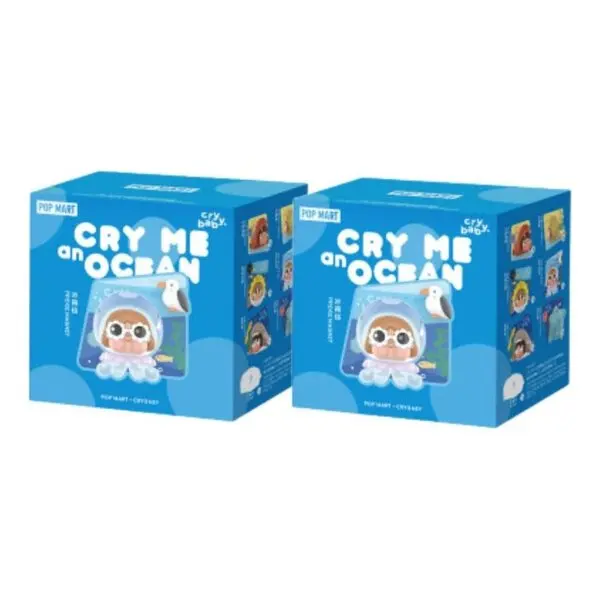 POP MART Crybaby Cry Me An Ocean Series Fridge Magnet Sealed Case - Multi-color