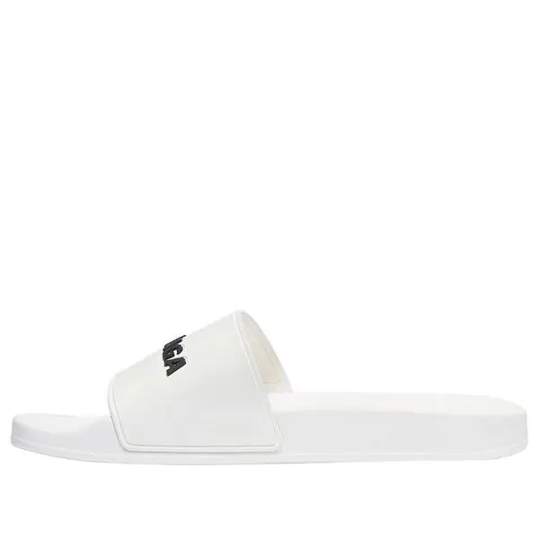 Balenciaga Pool Slides - White