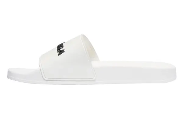 Balenciaga Pool Slides - White