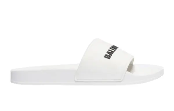 Balenciaga Pool Slides - White