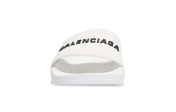 Balenciaga Pool Slides - White