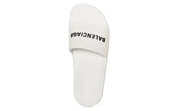 Balenciaga Pool Slides - White