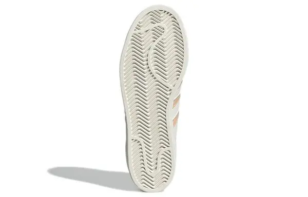 Adidas Originals Superstar Low Top Sneakers - Cream/orange